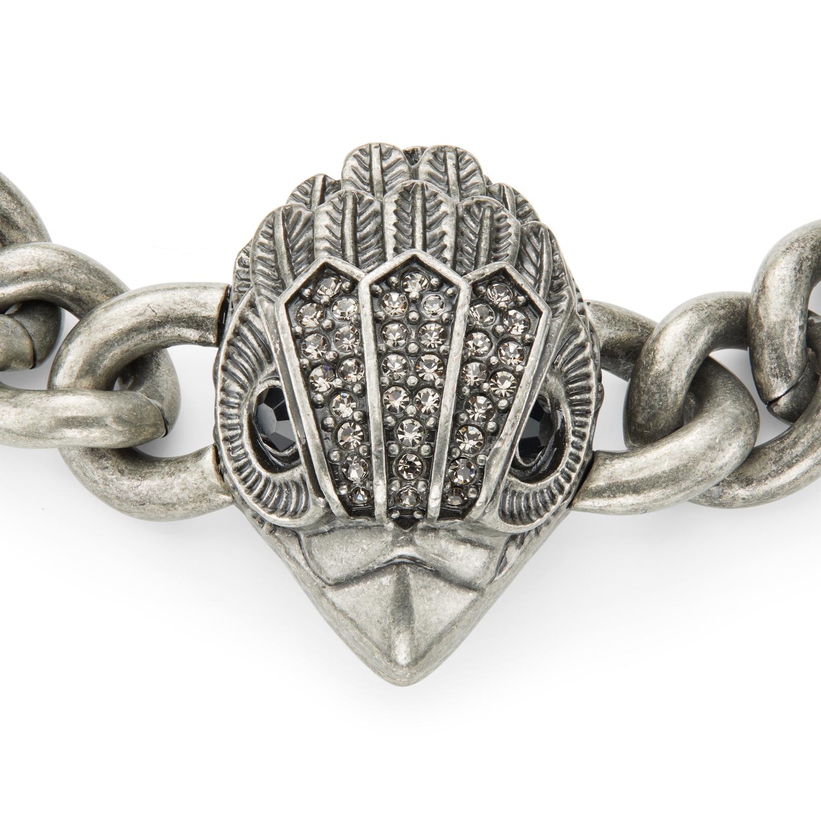 SILVER EAGLE XL CHUNKY BRACELET by KURT GEIGER LONDON